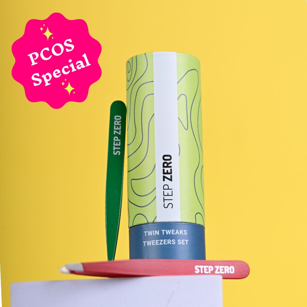 Twin Tweaks | Tweezers Set | Great for facial chin hair, ingrown, eyeb ...
